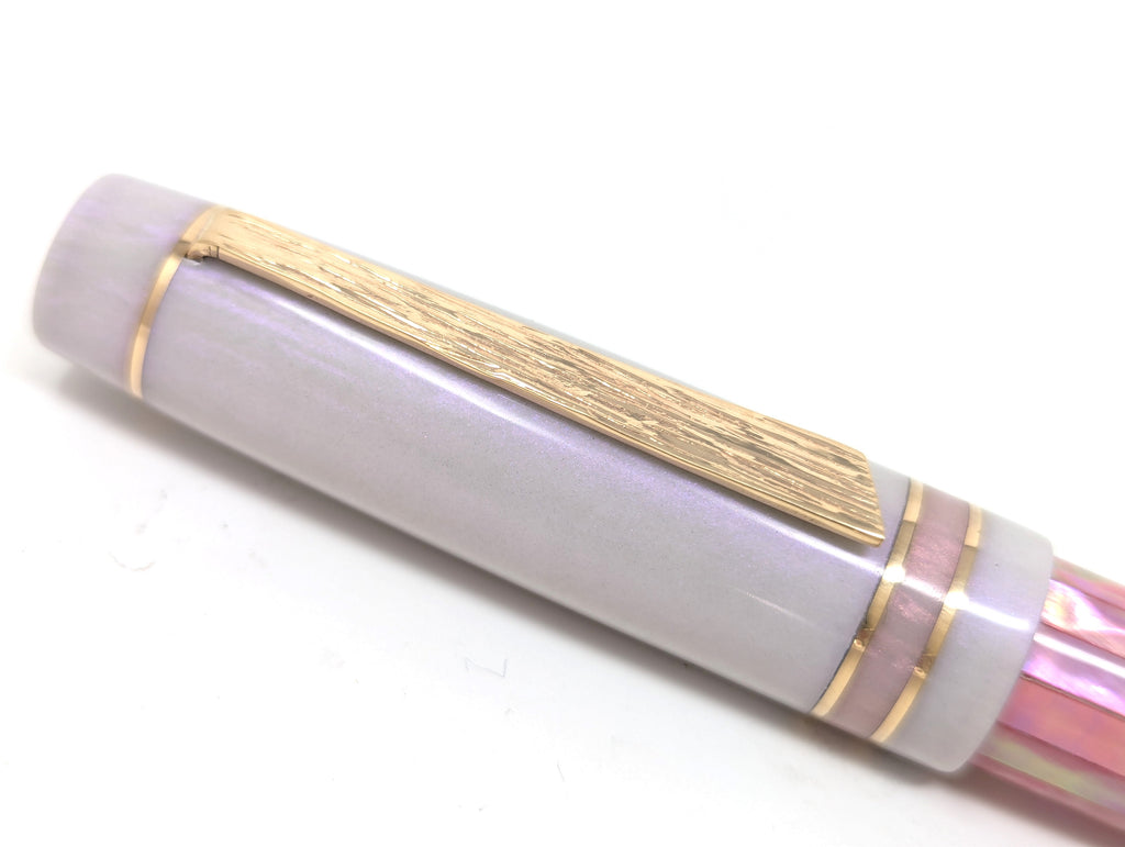 Carina Hapalua 15 in Rose Pink Awabi w/ Light Ghost Lavender Resin ...