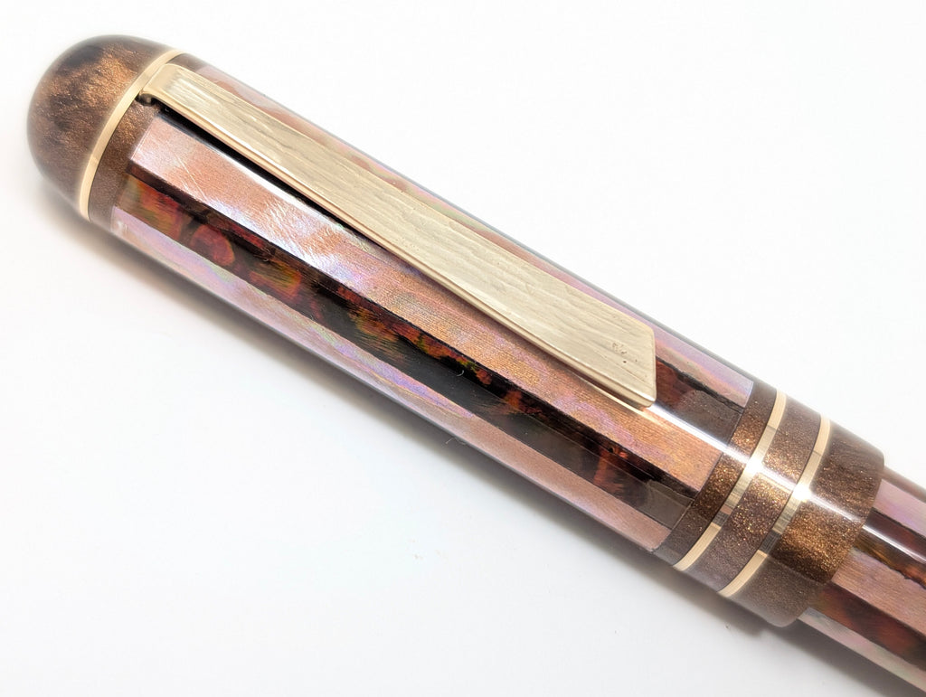 Taurus Ragazzone in Root Beer and Copper Awabi w/ Chocolate Pearl Resi ...